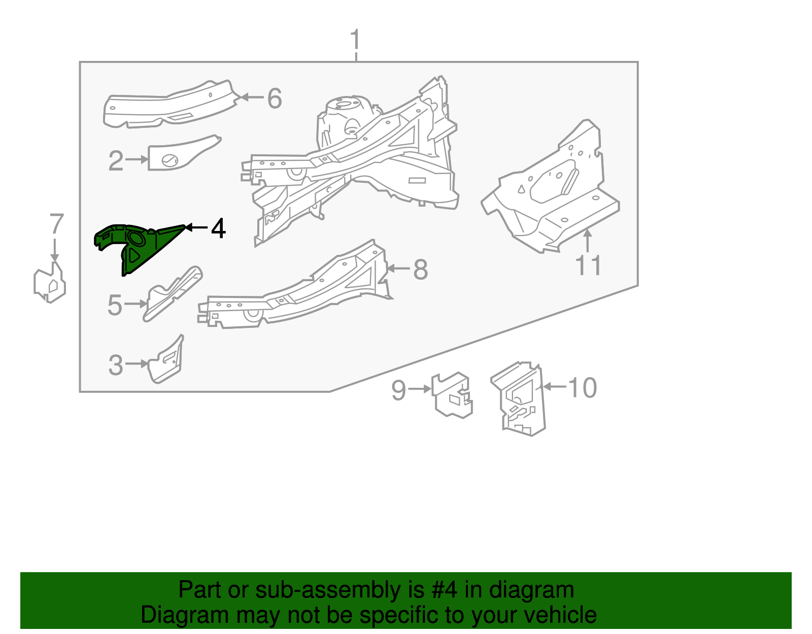 2016-2025 Volvo Front Reinforced 32318181 | TascaParts.com