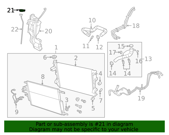 2019-2023 Ram 1500 Cap 68402255aa | TascaParts.com