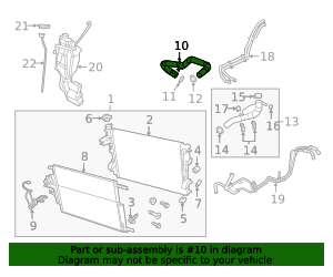 2020 Ram 1500 Inlet Hose 68268587AE | TascaParts.com