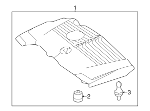 2700103304 - Engine Cover 2018-2020 Mercedes-Benz | AutoNationParts.com