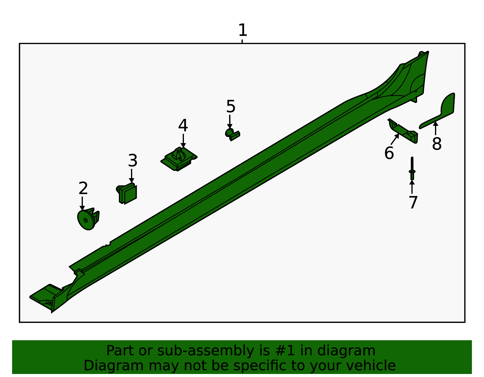 87752-L2000 - Rocker Molding 2025 Kia K5 | Kia.Parts Store