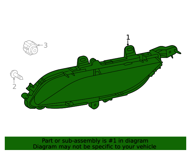 2021 Toyota Venza Lens & Housing 81541-48011 | Toyota Parts Center