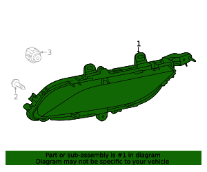 2021-2024 Toyota Venza Lens & Housing 81541-48011 | Toyota Parts Center