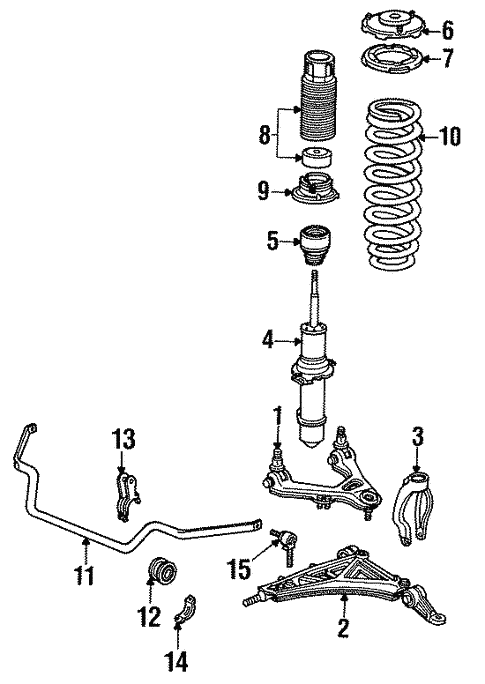 Stabilizer Bar & Components for 1992 Acura Legend | OEMAcuraPart