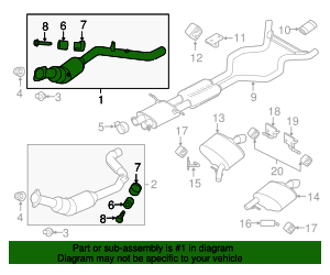 LR073550 - Catalytic Converter 2014-2020 Land Rover | Land Leaping ...