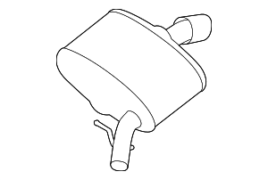 2018-2019 Land Rover Range Rover Sport Muffler W/Tailpipe LR146138 ...