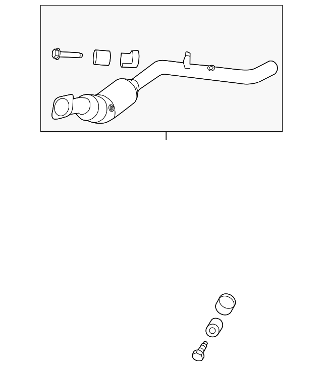 Genuine OEM Catalytic Converter Part# LR054600 Fits 2014-2019 Land ...