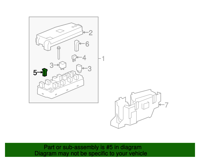 2003-2015 GM Maxi Fuse (Replaces Part Numbers 96377976 and 15319476 ...
