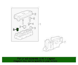 2003-2015 GM Maxi Fuse (Replaces Part Numbers 96377976 and 15319476 ...
