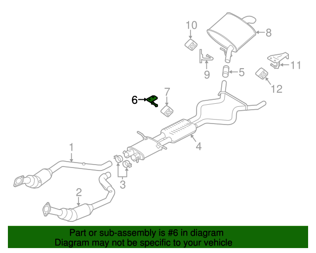 Genuine OEM Resonator & Pipe Hanger Part# LR035765 Fits 2013-2022 Land ...