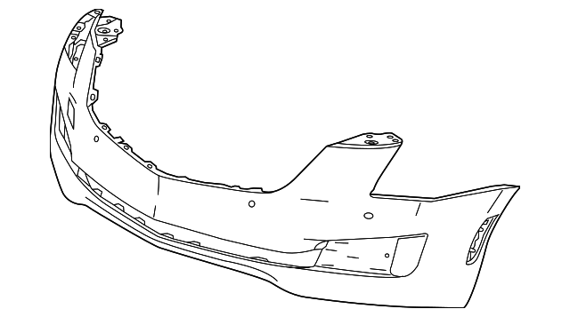 2015-2018 Cadillac ATS Front Upper Bumper Cover 23213289 GM ...
