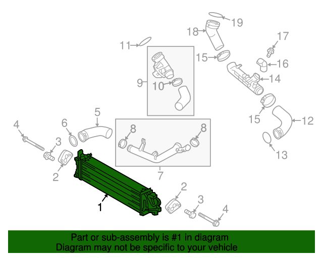 2017-2022 Volvo Inter-Cooler 31410892 | TascaParts.com