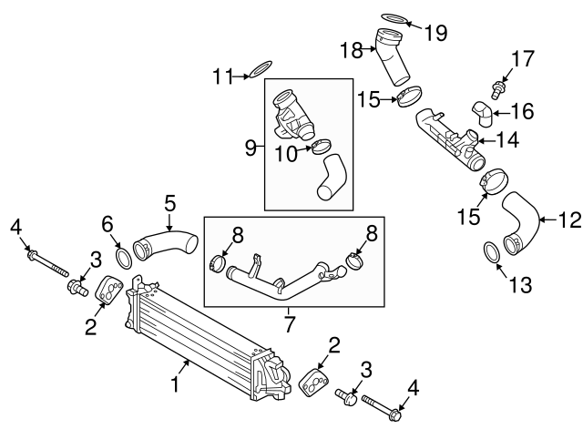 2017-2022 Volvo Inter-Cooler 31410892 | TascaParts.com