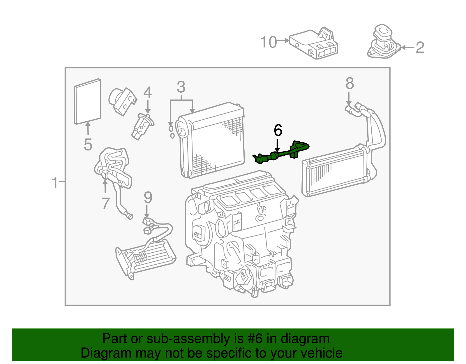 2008-2021 Toyota Land Cruiser Thermistor Probe 88620-60020 | Toyota ...