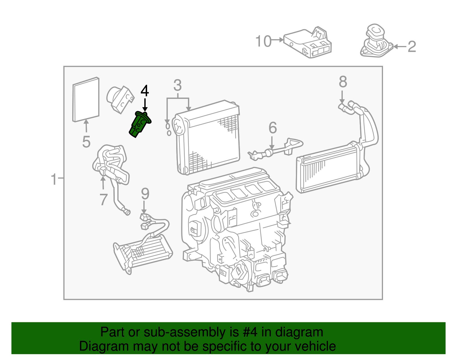 88515-50190 - 2008-2020 Toyota Land Cruiser - Expansion Valve | Sparks ...