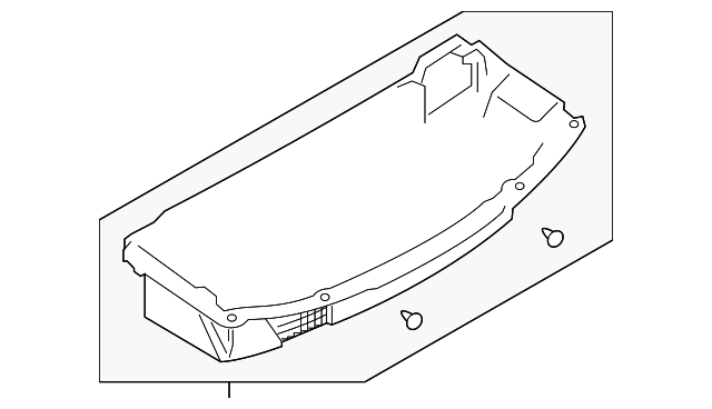 84975-4BC0A - 2017-2019 Nissan Rogue - Storage Box | Anicra Nissan Parts