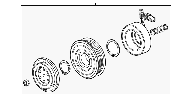 2020-2023 GM Air Conditioning Clutch Kit with Nut 42733192 GM ...