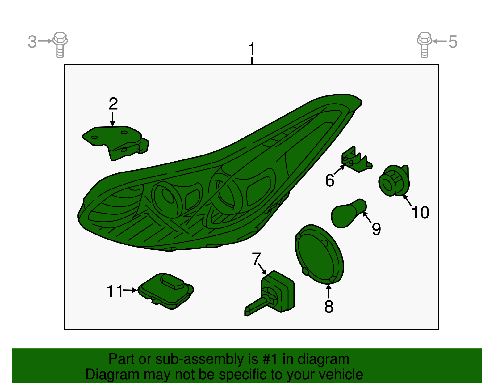 92102-D9310AS - Composite Assembly 2017-2019 Kia Sportage | Kia.Parts Store