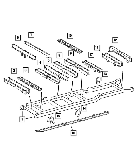 Frames for 2006 Dodge Sprinter 2500 | DodgeParts.com