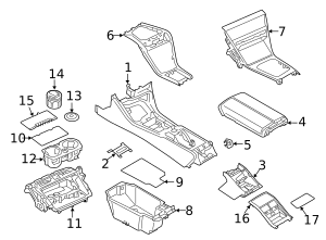 51166996384 - 2020-2023 BMW Center Cover (51-16-6-996-384) | BMW of ...