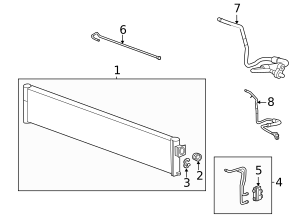 84431283 - Automatic Transmission Fluid Cooler Inlet Line 2019-2024 ...