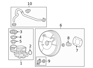 46100-T20-A11 - Master Cylinder 2022-2024 Honda Civic | Honda Parts Online