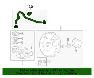 2023-2024 Honda Civic Vacuum Hose 46405-T60-A01 | OEM Parts Online