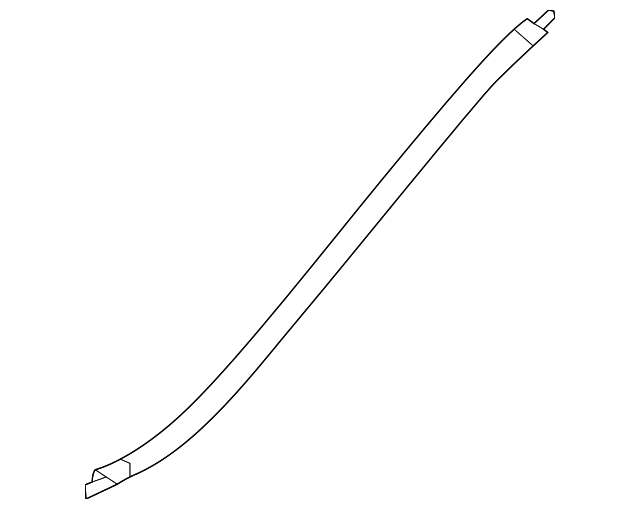 1676908712 - Water Deflector Mercedes-Benz USA Parts