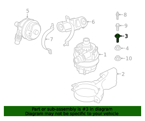 Genuine BMW 07-12-9-907-102 | Mount Bracket Screw | FREE Shipping on ...