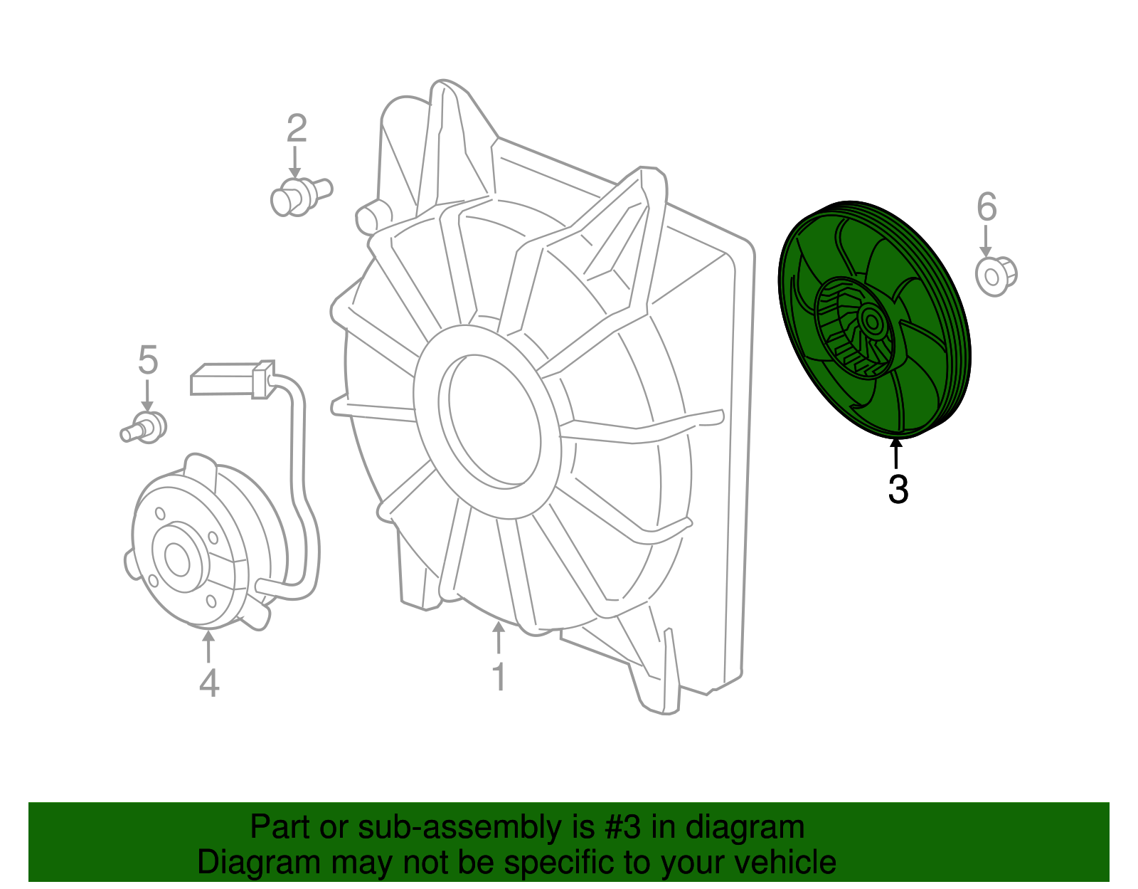 19020-5PA-A01 - Fan Blade 2017-2025 Honda CR-V | Honda Parts Online