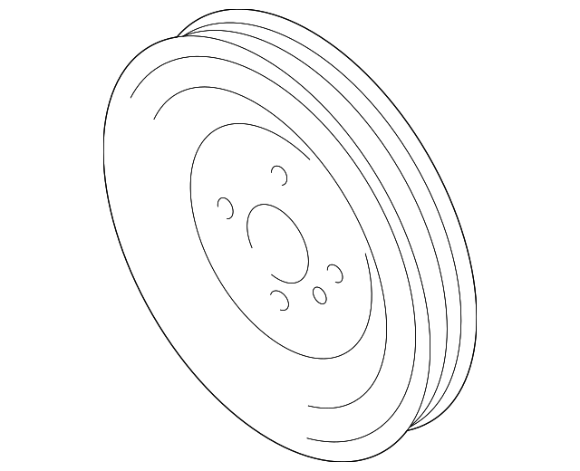 1996-2008 Hyundai Outer Pulley 25221-23001 | QuirkParts