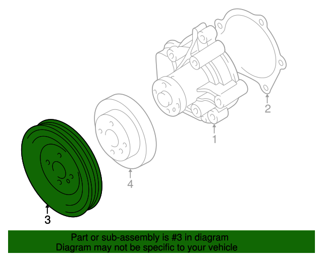 1996-2008 Hyundai Outer Pulley 25221-23001 | OEM Parts Online