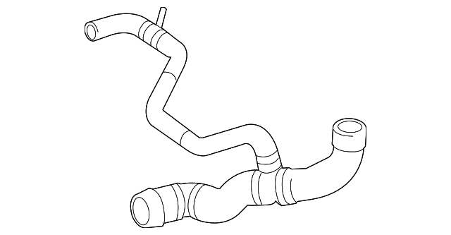 221-501-47-91 - Lower Hose 2014 Mercedes-Benz CL 550 | Mercedes-Benz ...