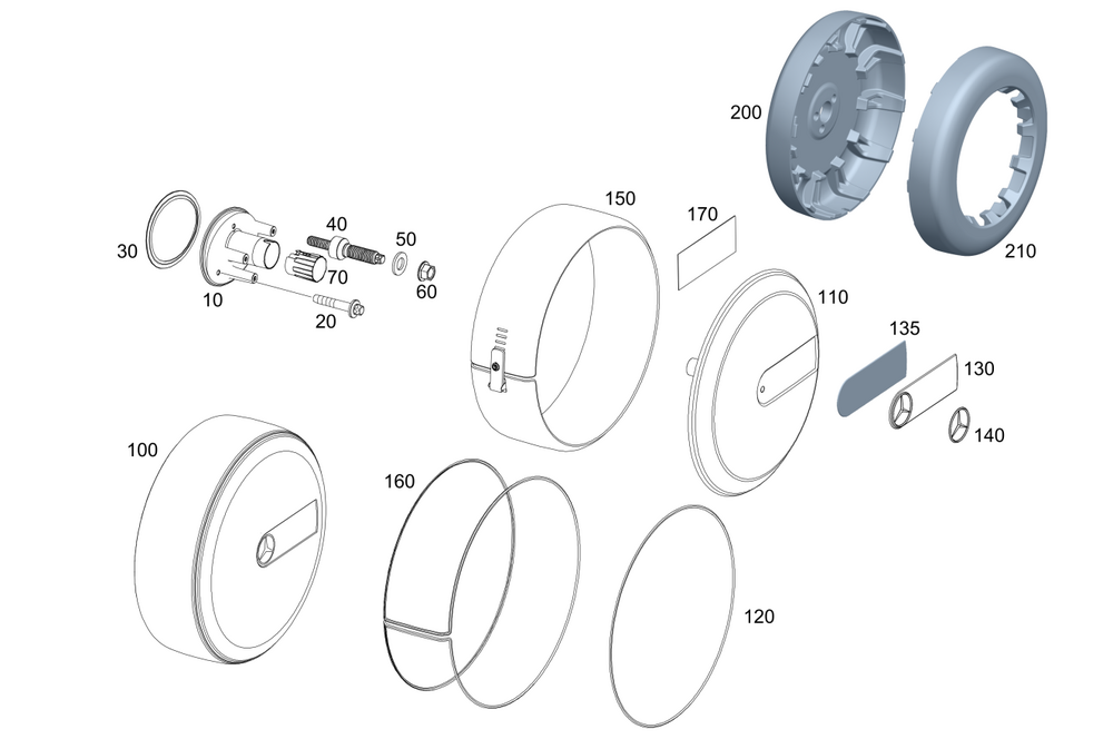 000-990-58-15 - Stud Bolt With Collar 2002-2025 Mercedes-Benz ...