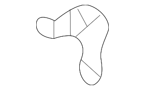 2018-2023 GM Body Side Rear Compartment Lid Bumper Bracket 22977962 ...