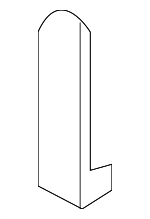 2018-2024 GM Rear Driver Side Bumper Fascia Bracket 22977959 GM ...