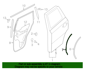 82893-3JA0B - Protector - 2013-2019 Nissan Pathfinder | Conicelli ...