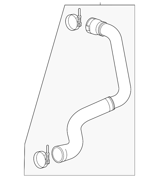 2020-2024 GM Charge Air Cooler Inlet Air Hose 84870726 | OEM Parts Online