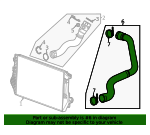 2020-2024 GM Charge Air Cooler Inlet Air Hose 84870726 | TascaParts.com