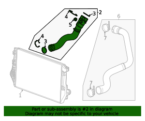 84914123 - Charge Air Cooler Outlet Air Hose 2021-2024 GM | AutoNation ...