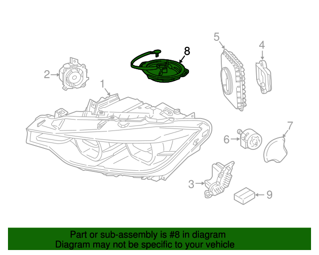 Genuine BMW 63-11-7-419-614 | Access Cover | FREE Shipping on Most ...