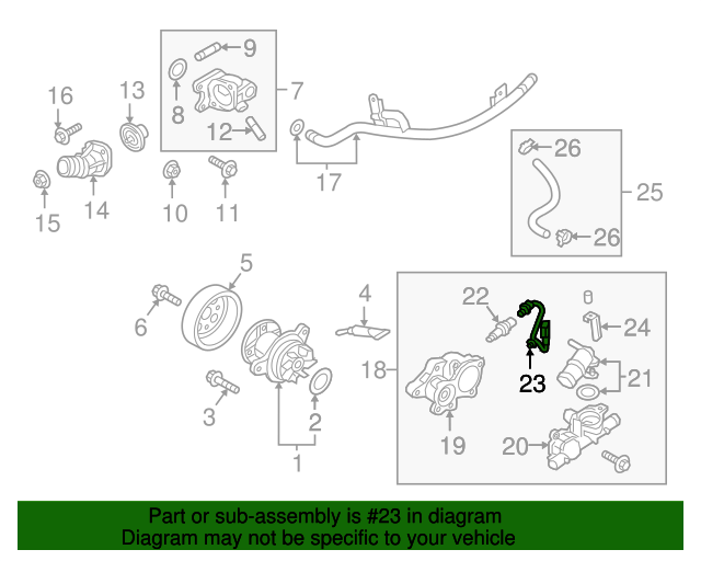 39225-03AA0 - Engine Coolant Temperature Sensor Connector 2017-2020 ...
