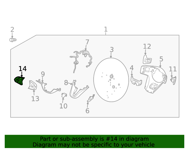 96710-S1030-4XY - Steering Wheel Radio Controls 2020-2022 Hyundai ...