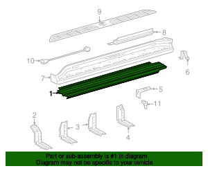 2003-2007 Lexus LX470 Step Panel 51782-60230 | OEM Parts Online