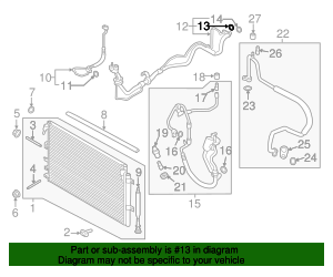 2014-2021 Ford O-Ring 6E5Z-19E889-E | TascaParts.com