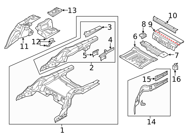Genuine BMW 41-00-7-413-070 | Extension Panel | FREE Shipping on Most ...