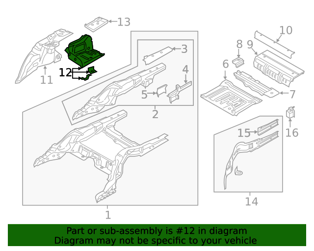 Genuine BMW 41-00-7-413-069 | Extension Panel | FREE Shipping on Most ...
