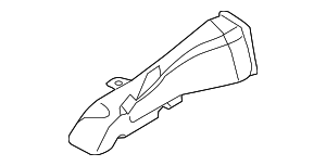 4H1-819-151-A - Floor Duct 2011-2018 Audi | Audi OEM Parts