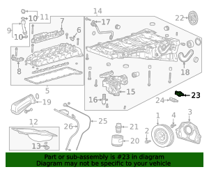 12727099 - Oil Pressure Sensor 2020-2025 GM | GM Parts Warehouse
