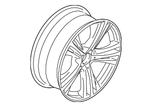 36-11-6-857-566 - Wheel Alloy - 2014-2019 BMW | BMWPartsHub